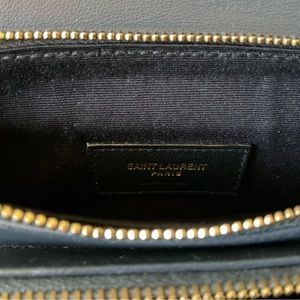 Yves Saint Laurent | Bags | Saint Laurent Monogram Quilted Leather Angie Handbag | Poshmark